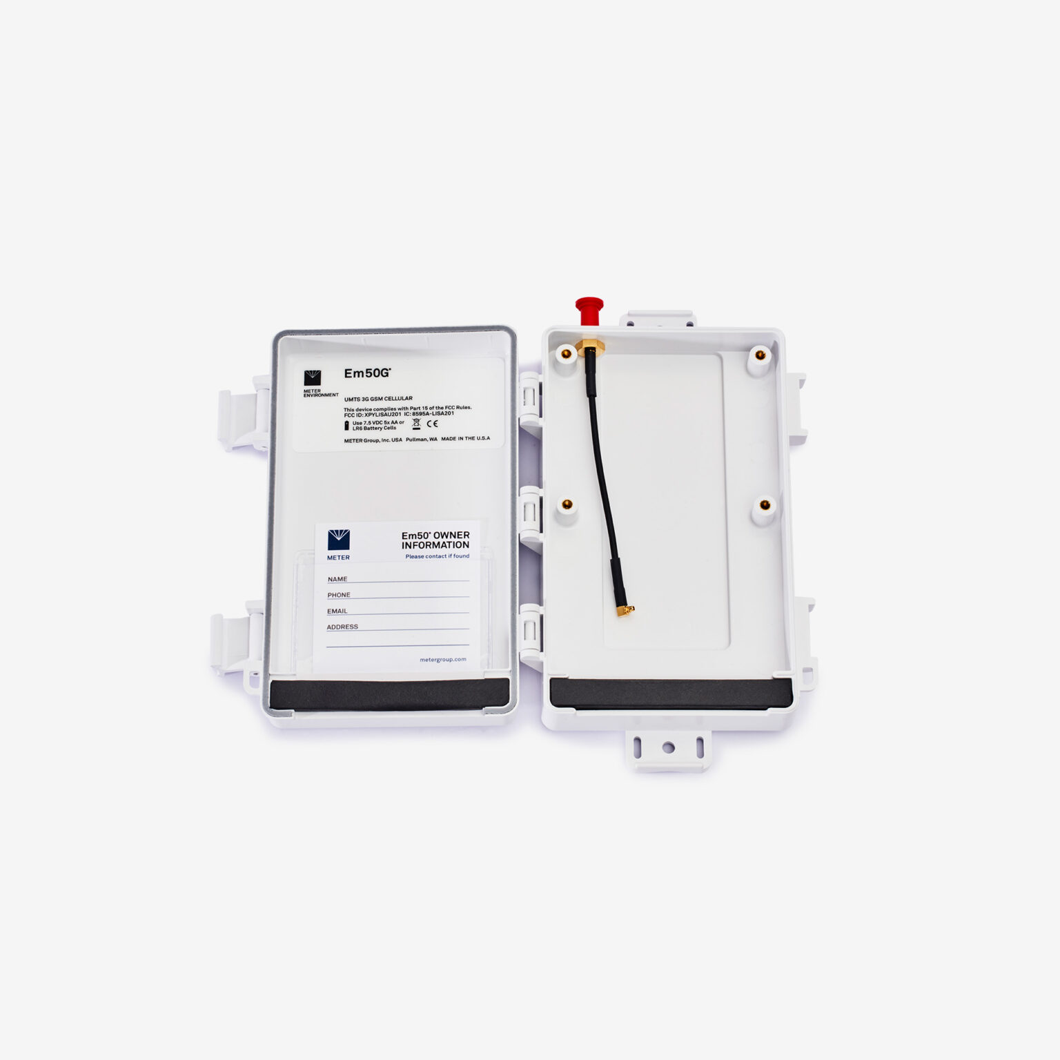 EM50/60 Cable MMCX RA crimp plug - METER Group